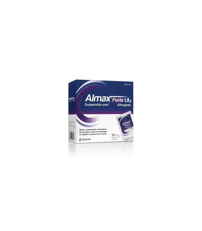 ALMAX FORTE 1,5 G 12 SOBRES SUSPENSION ORAL