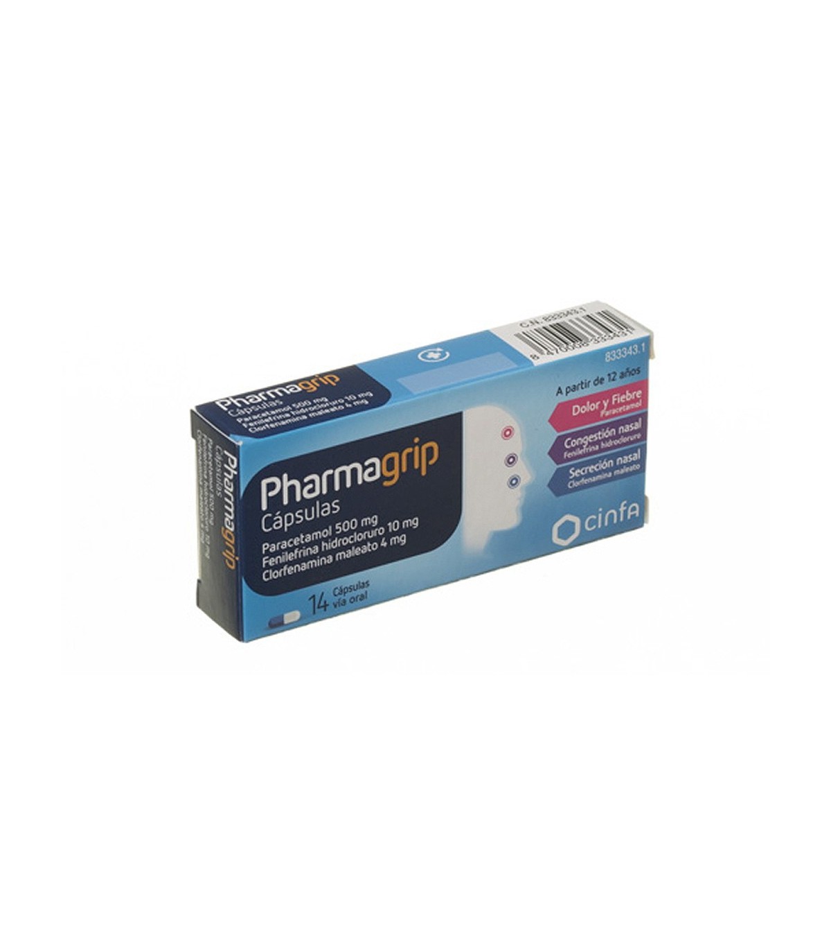PHARMAGRIP CONGESTION Y SECRECION NASAL 14 CAPSU
